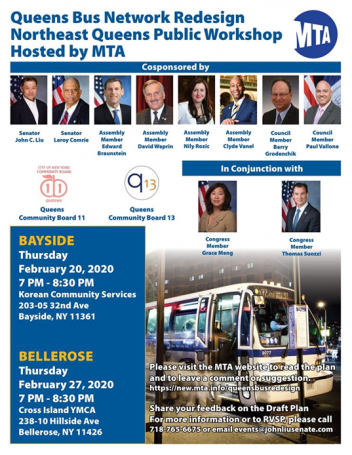 Bayside Gets Workshop On Queens Bus Map Redesign | Queens Chamber of ...